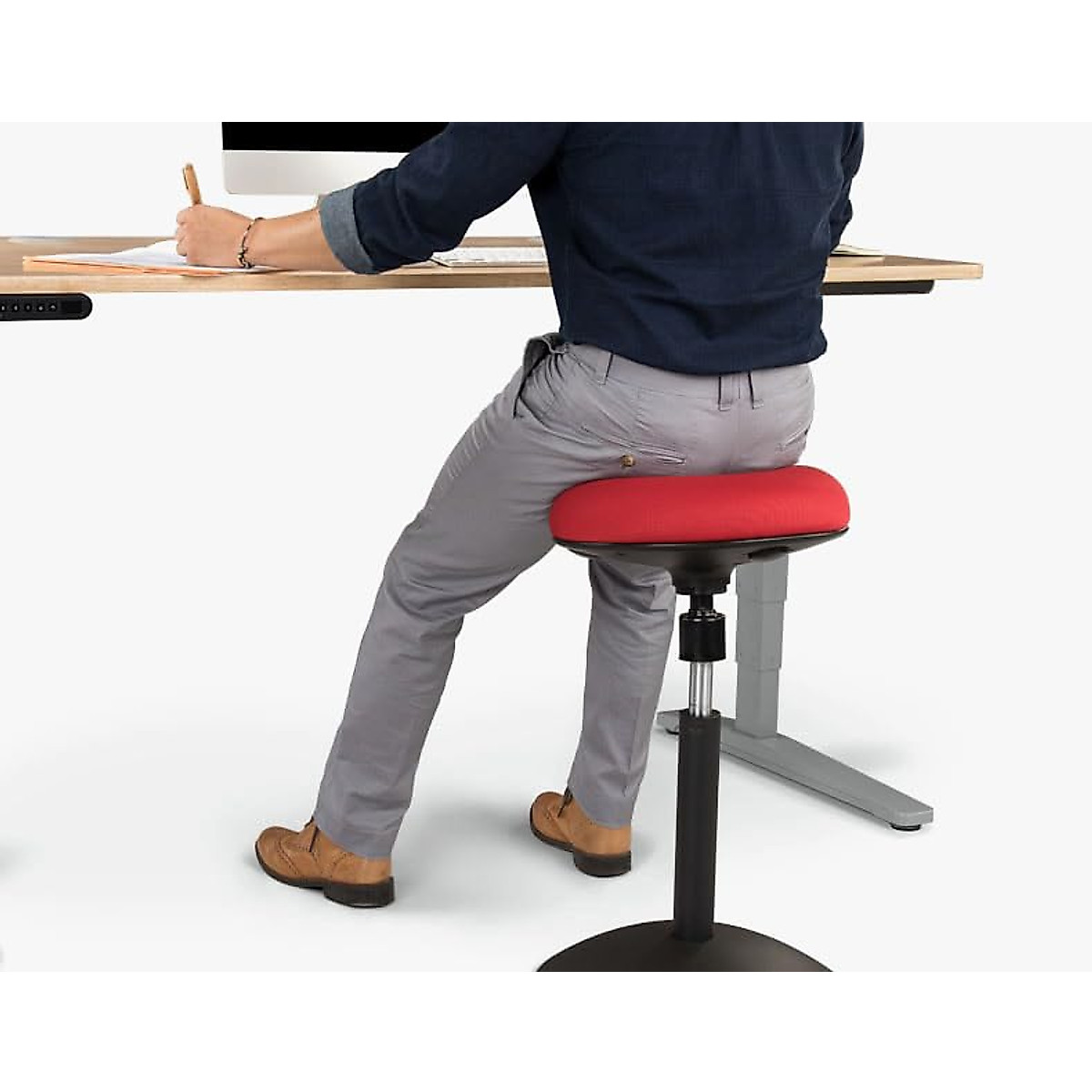 Donut Stool (Gray) by Uplift Desk