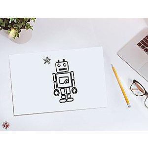 500 Sheets of Bright White 8.5" x 5.5" Half letter Size, Regular 24lb. Paper