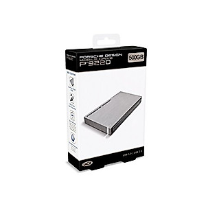 LaCie Porsche Design P'9220 500 GB USB 3.0 Portable External Hard Drive (301998)