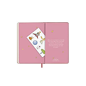 Moleskine Limited Edition Le Petit Prince 12 Month 2023 Weekly Planner, Hard Cover, Large (5" x 8.25"), Rose