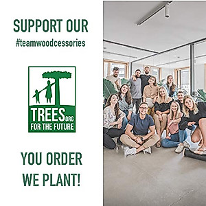 WOODCESSORIES - Real Stone Case Compatible with iPhone 12/12 Pro, EcoBump Stone (Camo Grey)