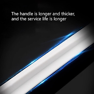 LUNCHS Fly Swatter 2 Pcs Modern Simple Style Handle with Stripes it Will Not Slide When Used, Convenient and Practical Suitable for Bedroom, Study(White)