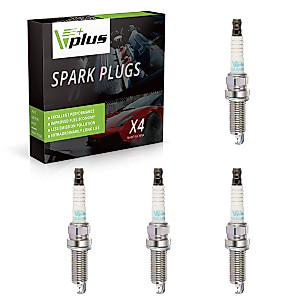 Vplus 4PCS Double Iridium Spark Plug Replaces# DILKAR6A11 9029 22401-JA01B