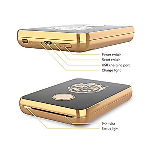 Harry Potter Magic Photo and Video Printer for iPhone and Android. Your Photos Come to Life Like Magic! - Black