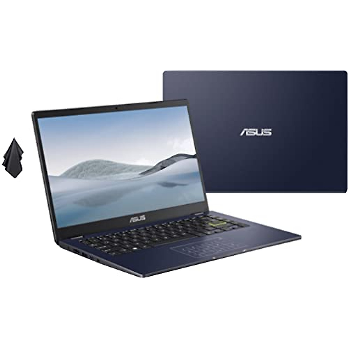 ASUS 2022 14" Thin Light Business Student Laptop Computer, Intel Celeron N4020 Processor, 4GB DDR4 RAM, 320 GB Storage, 12Hours Battery, Webcam, Zoom Meeting, Win11 + 1 Year Office 365, Black