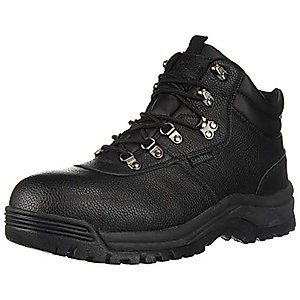 Propét Men Shield Walker Construction Boot, Black, 12 E US