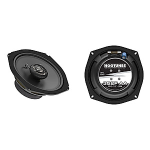 Hogtunes REV 450U KIT-AA with 200 Watts RMS 4 Channel Amplifier, 5.25" Front & 5.25" Rear Speakers (4 Pack), Fits 1998-2013 Harley-Davidson Motorcycles