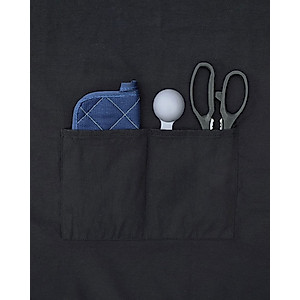 In This Kitchen I'm The Boss Funny Apron for Kitchen Two Pocket Apron Black [PPP]