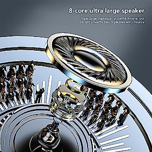 Xecvkr Wireless Earbuds Noise Cancelling with Charging Case —Upgraded Bluetooth 5.3 in Ear Headphones Built-in Microphone Premium Sound Earbuds for Bluetooth-Enabled Cell Phones