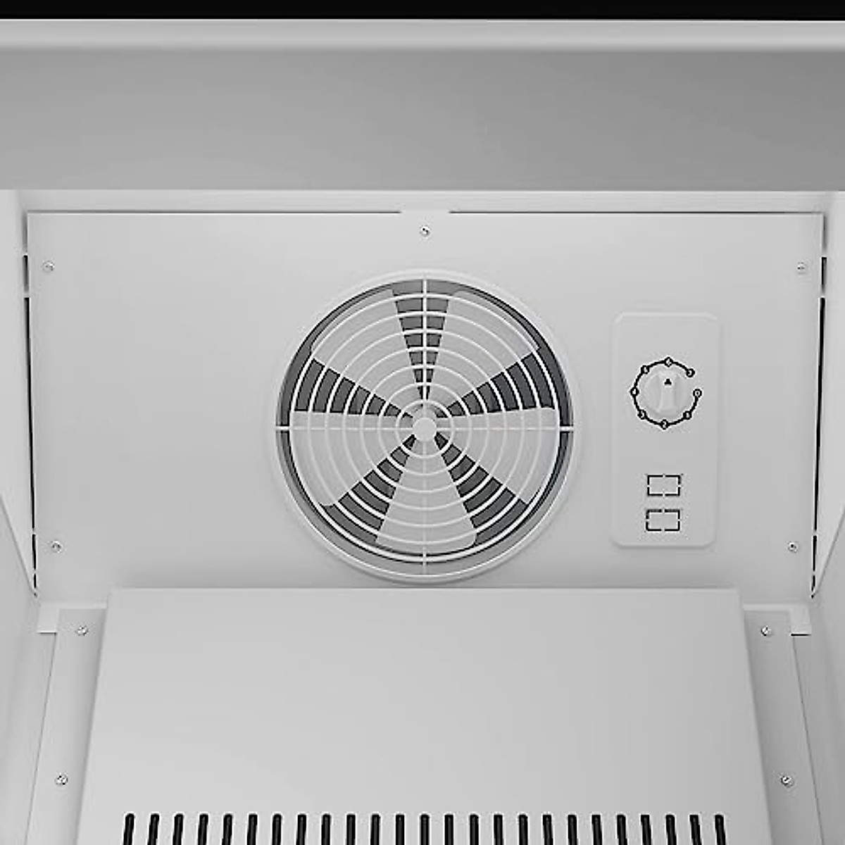 KoolMore KM-MDR-1D-6C 6 Cu. Ft. Commercial One Glass Door Display Upright Beverage Refrigerator Cooler Merchandiser-22.8 in. x 21.4 in. x 52.7 in. [Black]