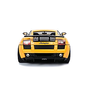 Jada Toys Fast & Furious 1:24 Lamborghini Gallardo Superleggera Die-cast Car Yellow, Toys for Kids and Adults