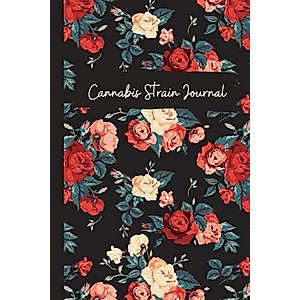 Cannabis Strain Journal Log Tracker for Medical Marijuana, Weed Planner, Vape, THC, CBD