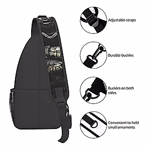 R-od W-ave Crossbody Bag,Sling Shoulder Backpack, for Outdoor Travel,Sports,Camping,Hiking,Shoulder Bags