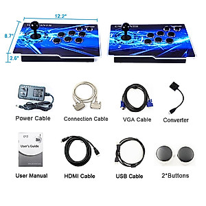 GWALSNTH 8000 Games in 1 Pandora's Box with WiFi Arcade Game Console, 3D Games,1280x720 Full HD,Support 4 Players,Search/Hide/Save/Load/Pause Games …