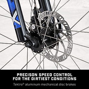 Mongoose Switchback Comp Adult Mountain Bike, 18 Speeds, 27.5-inch Wheels, Women Aluminum Medium Frame, Grey