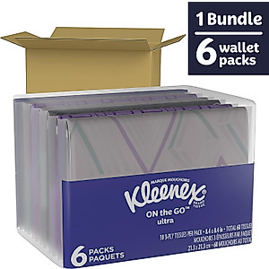3 Pk Slim Pack Wallet Size (2 Pack) = 60 Tissues - Most Elegant Look of Any Portable Tissue Anywhere