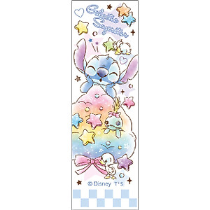 Tees Factory DN-5535442ST Bamboo Chopsticks, 2-Piece Set, Disney, Colorful, Dream Stitch, 0.3 x 3.0 x 9.4 inches (0.7 x 7.5 x 24 cm)