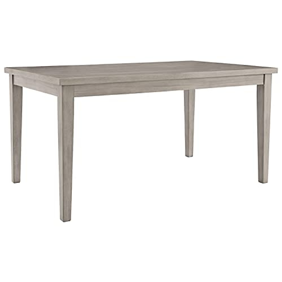 Signature Design by Ashley Parellen Modern Farmhouse Rectangular Dining Room Table, Gray