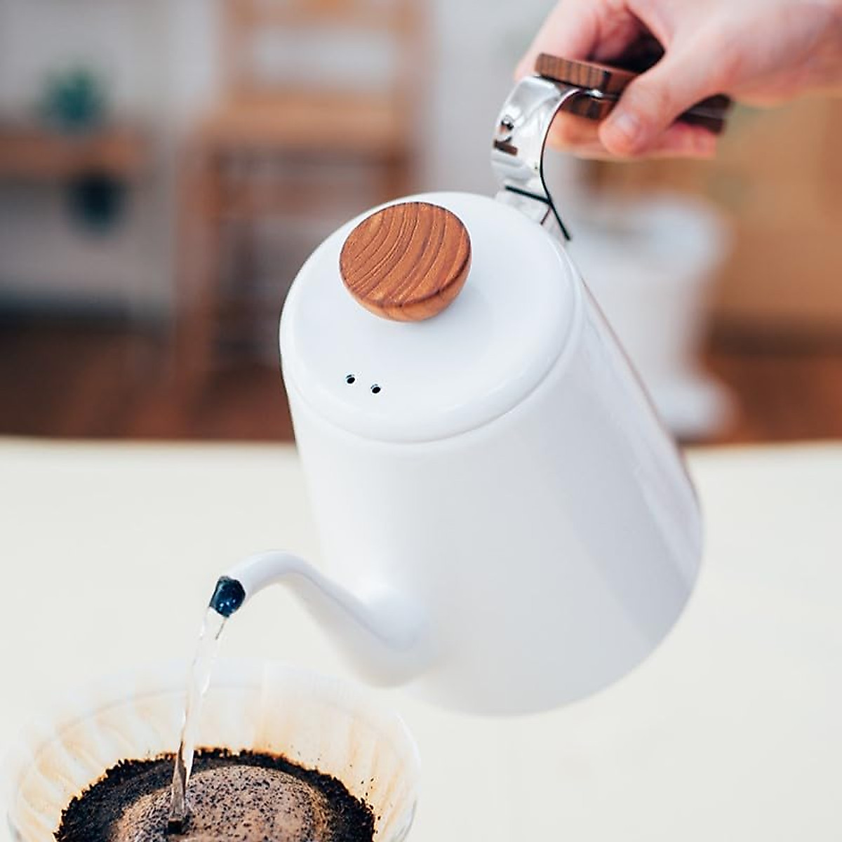 HARIO BDK-80-W Drip-Coffeemakers, One Size, 800 milliliters, White