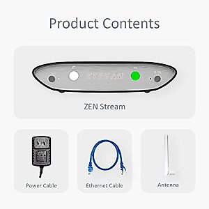 iFi Zen Stream – Network Audio Transport – Inputs: Ethernet/Wi-Fi/USB - Outputs: USB/SPDIF