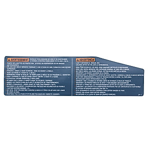 Bosch Parts 2610994084 Warning Sticker