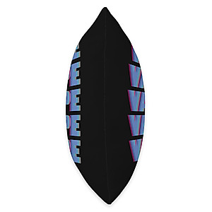 Vape Blurry Blue Throw Pillow