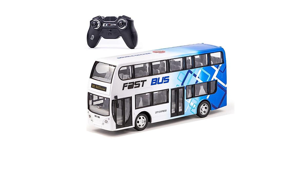 Adepe Remote Control Bus Toy - Double Decker Fun