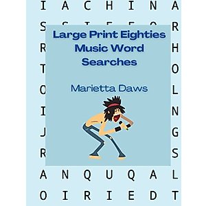1980s Music Large Print Word Searches: 100 Find-a-Word Puzzles from the Decade of Big Hair and Bigger Hits