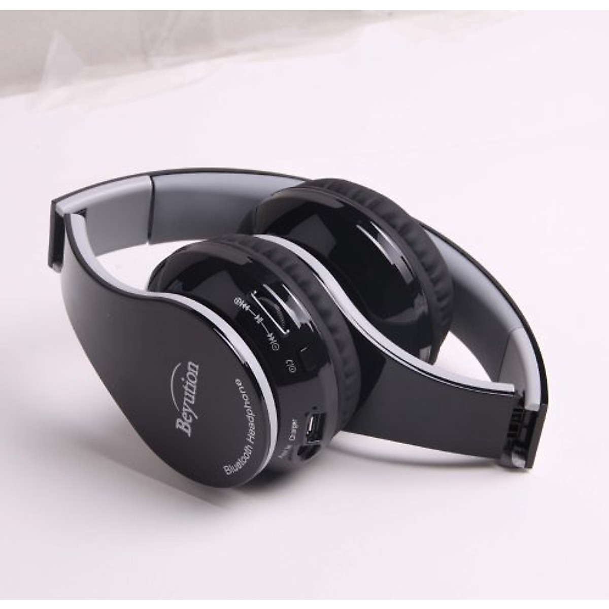 Beyution Hi-Fi Stereo Bluetooth Headphones Over-Ear Headset with Micphone for Apple iPhone/iPAD/iTouch/Samsung Galaxy Toshiba Huawei Cell Phone Tablet which Have Bluetooth Device