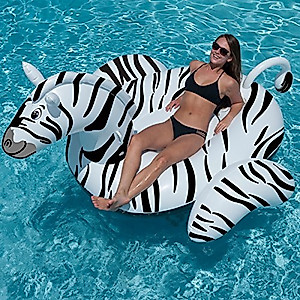 Swimline Wildthings Zebra Swimming Pool Floats Combo Pack
