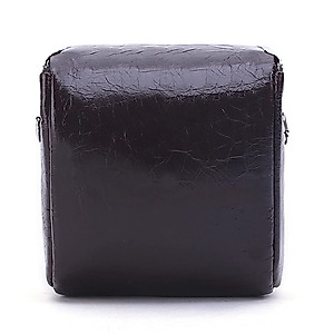 ROUROU Clutch Bag for Women Genuine Leather Wallet Kiss Lock Shoulder Bag Small Crossbody Bag Retro Coin Purse