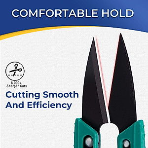 Damita 4.2 inch Sewing Scissors Thread Snips Wider Handle Thread professional Scissors snips scissors for Sewing, Quilling, Stitch, DIY Supplies (2 pack)