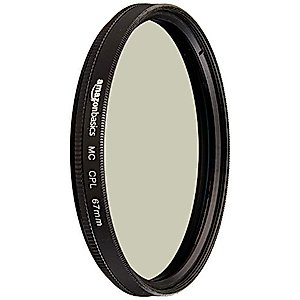 Amazon Basics Circular Polarizer Camera Lens Filter - 67 mm