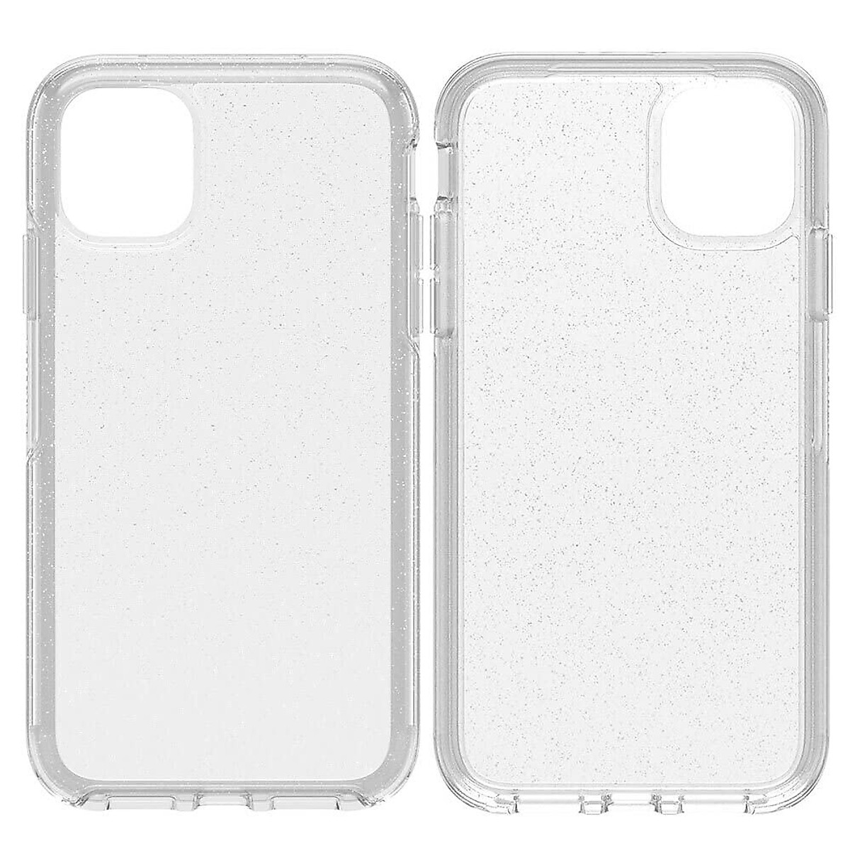 OtterBox iPhone 11 Symmetry Series Case - STARDUST (SILVER FLAKE/CLEAR), ultra-sleek, wireless charging compatible, raised edges protect camera & screen