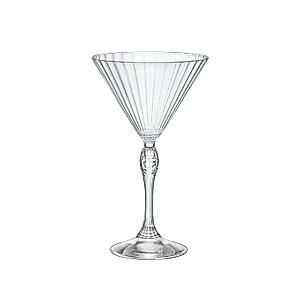 Bormioli Rocco America '20s 8.5 oz. Martini Glass, Clear, Set of 4