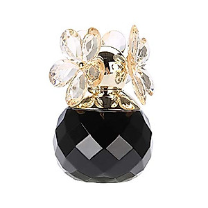 Rosvola Perfume for Women Ladies Perfume, 60Ml Long Lasting Perfume Flower Perfumes PocketPerfume, Eau de Parfum Spray (Black)