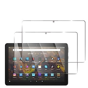 Wigsii 【 2Pack 】 Tempered Glass for All-New Fire HD10 / Fire HD 10 Plus Tablet 10.1 inch (11th Generation, 2021 Release) Screen Protector 2Packs 9H Hardness HD Clear Scratch Resistant Bubble Free Anti-Fingerprints