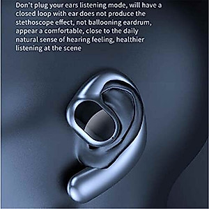 Wireless Conduction Headphones Bluetooth Headset Not in-Ear Ows Sports Headset Hanging Ear Type Super Long Battery Life