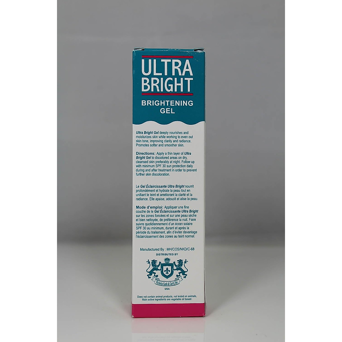 ULTRA BRIGHT Brightening Gel - 1 fl oz/ 30g - with Nourishing Properties