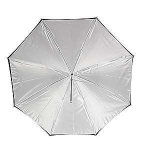 Westcott 2012 32-Inch Optical White Satin with Removable Black Cover Umbrella