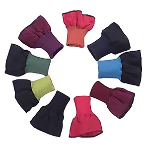 1 Pair Tubular Knit Stretchy Rib Cuffing Material Replacement for Padded Jacket Coat Sleeve Cuffs Sewing DIY