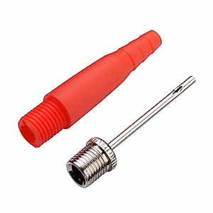 Schwinn Air Center Plus Floor Bike Pump, Pressure Gauge, Pumps 120 Max PSI, Dual Head Fits Schader and Presta Valve Types, Wide Metal Base, Orange