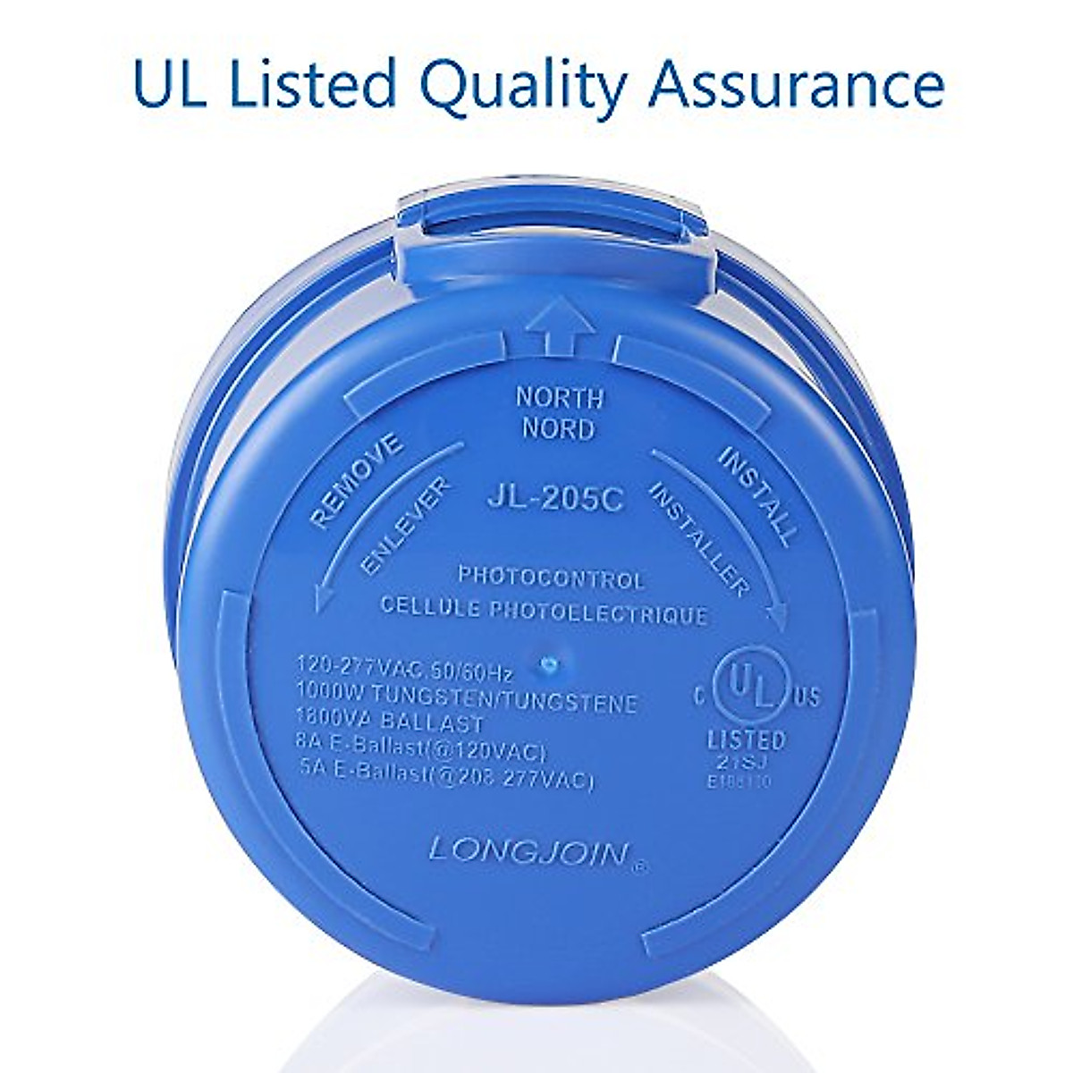 LEDMO Photocell Sensor, Auto On Off Photocell Switch, Twist Lock Photocell for LED Barn Light, Area Light, Street Light, Parking Lot Lights and Dusk to Dawn Light