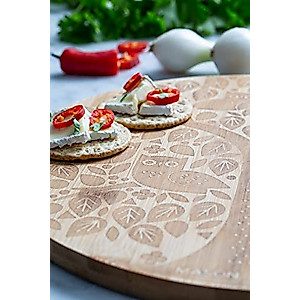 Mason Cash in The Forest Round Serving Board, Brown