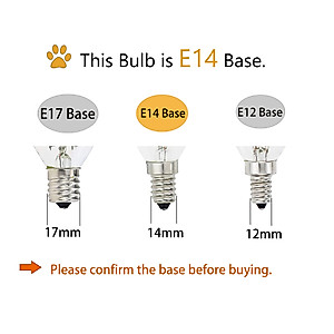 Lamsky E14 Dimmable LED Bulb,110V 600Lumens 60W Equivalent Warm White 3000K,E14 European Base Candelabra LED Bulbs,Clear Glass Torpedo Shape(10-Pack)