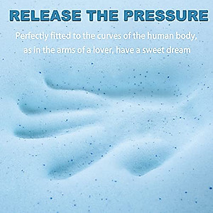 Mattress Topper Queen, 3 Inch Gel Memory Foam Mattress Topper, Cooling Mattress Pad Cover for Back Pain, Bed Topper with Breathable & Skin Friendly Cover, Soft & Support, CertiPUR-US Certified