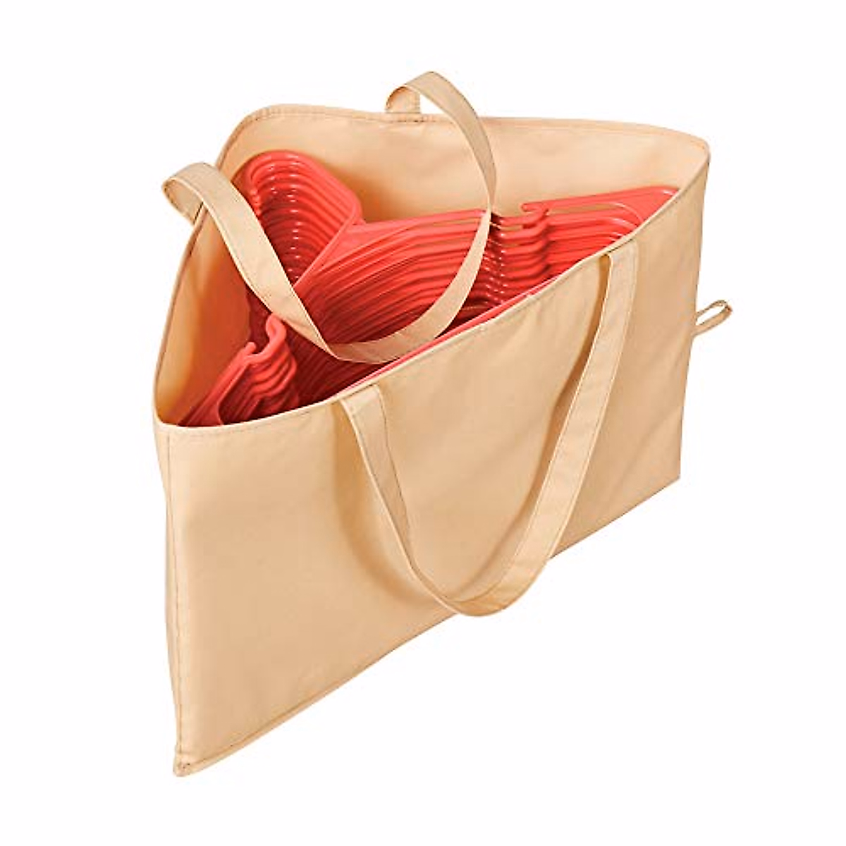 Collections Etc Hanger Storage Bag with Handles for Space Saving and Easier Storage in Closets