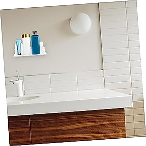GATHINESS Shelves Wall Shelf Shelves Wall Mount Shelves Storage Mounted Bathroom Holder Storage Shelf l Shaped Shelf Shower Wall Shelf Multifunction Laminated Board Shelf