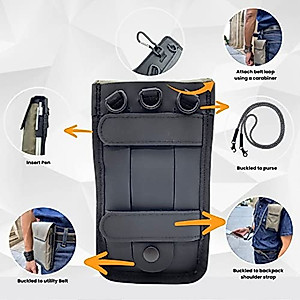 MO6N CrossBody cell phone purse with 7mm paracord lanyard - Compartments Fits up mobile, cards, and cash - Water resistance nylon with magnetic closure