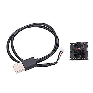 USB2.0 Webcam Module, MJPEG Format Multifunctional 1MP 3.0mm Camera Module QR Code Scanning Photosensitive Chip Manual Focusing with USB Cable for Computer